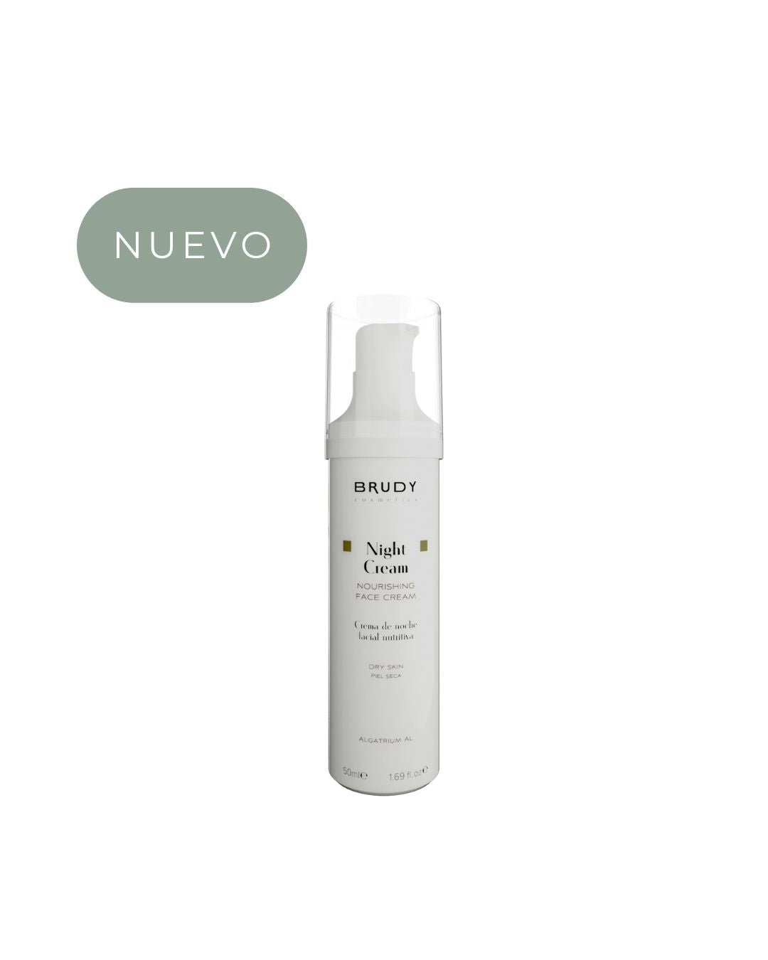 Crema de Noche Piel Seca (50 ml) – Brudy Cosmetics